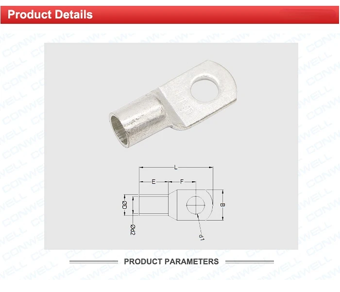 Copper Tube Sc Automotive Terminals Non-insulated Cable Lug Connectors ...
