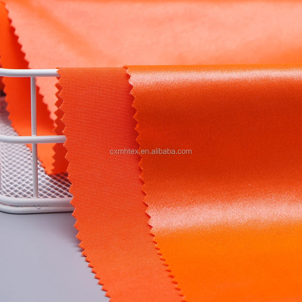 Luxury Sublimation Satin Tricot Polydex Fabric 200Gsm Warp Knit ...
