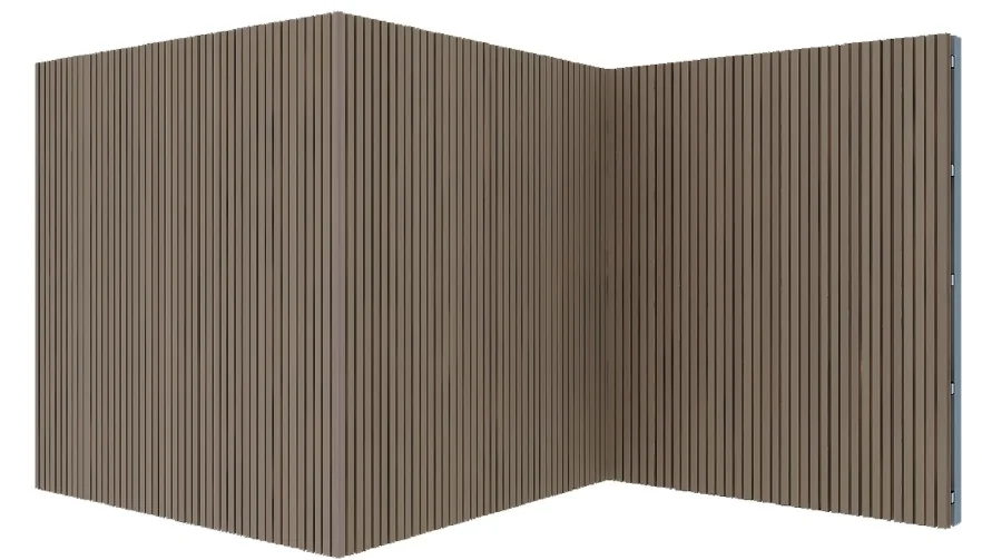 Terrace WPC Edge Floor Angle Baguette in Composite Wood with Teak Color ...