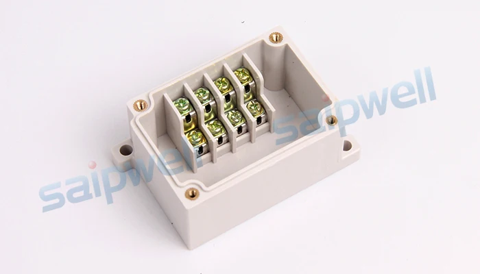 Saipwell Ip66 Terminal Junction Box Ds-pg-4p Plastic Waterproof Box 4 Way Electric Connection ...