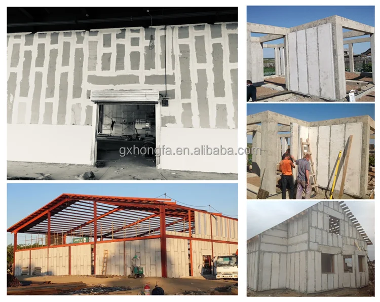 Automatic Lightweight Precast Concrete Wall Panels Line Components ...