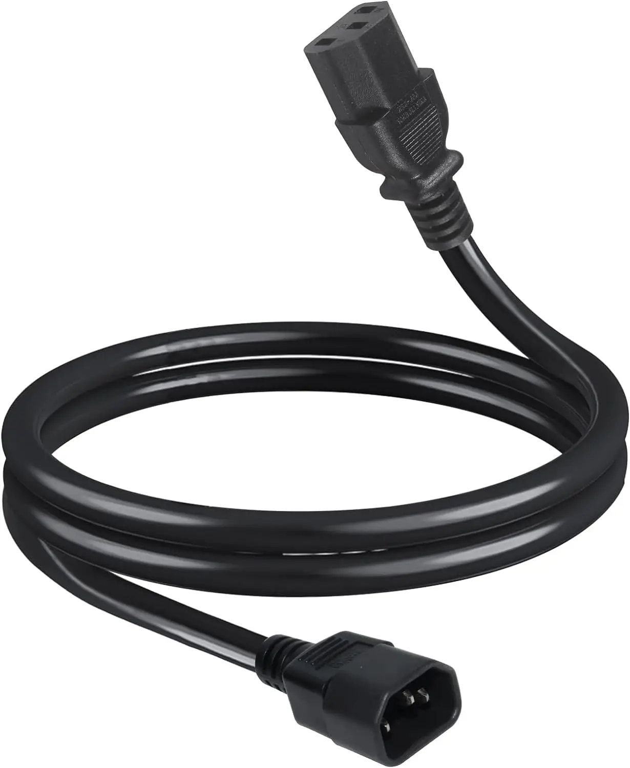 C14 to C13 PDU Style Computer Power Extension Cable 1.5M / Black ...