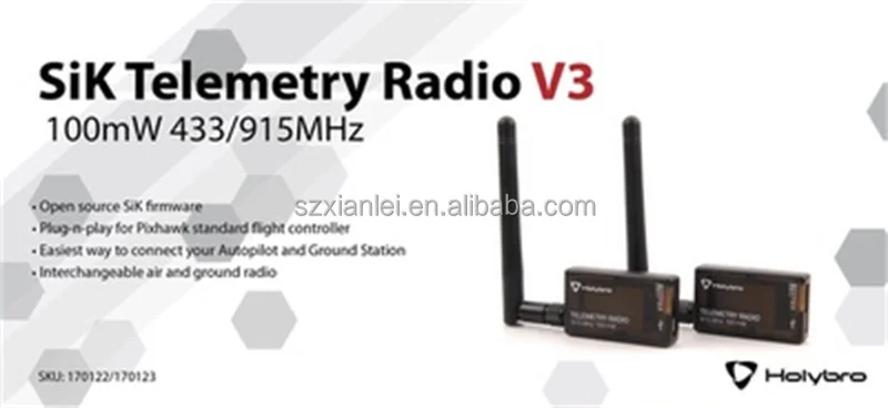 Holybro 100mw 915 433mhz Sik Telemetry Radio V3 Digital Radio - Buy ...