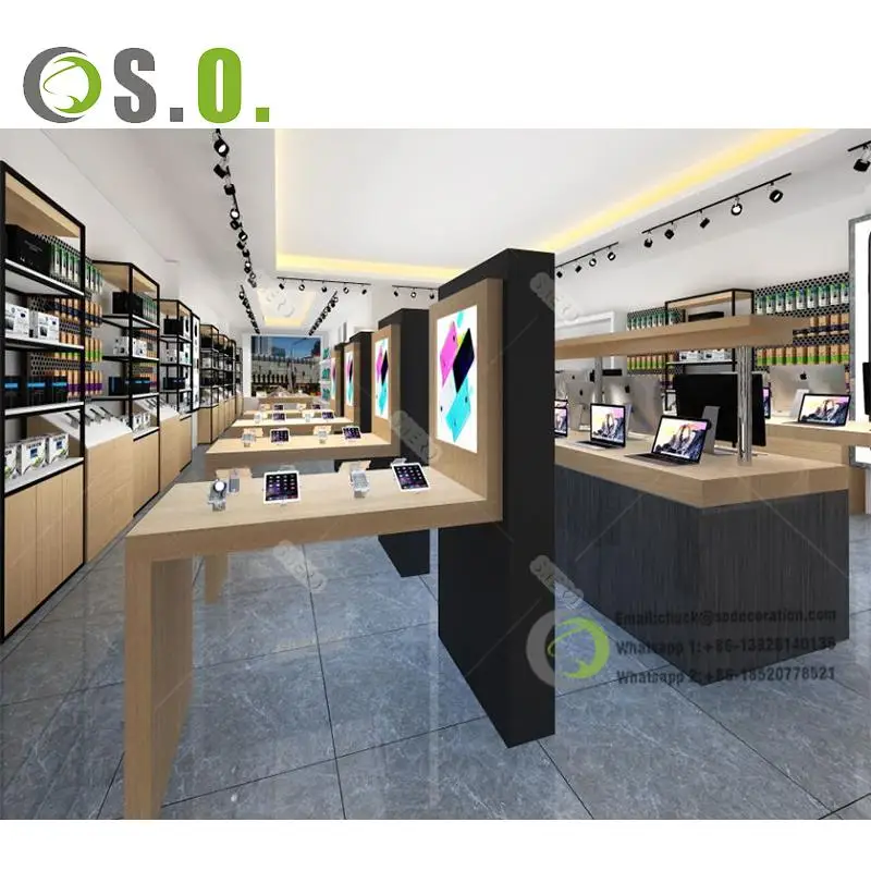 Shop Counter Table Design To Display Mobile Phone Display Counter For ...