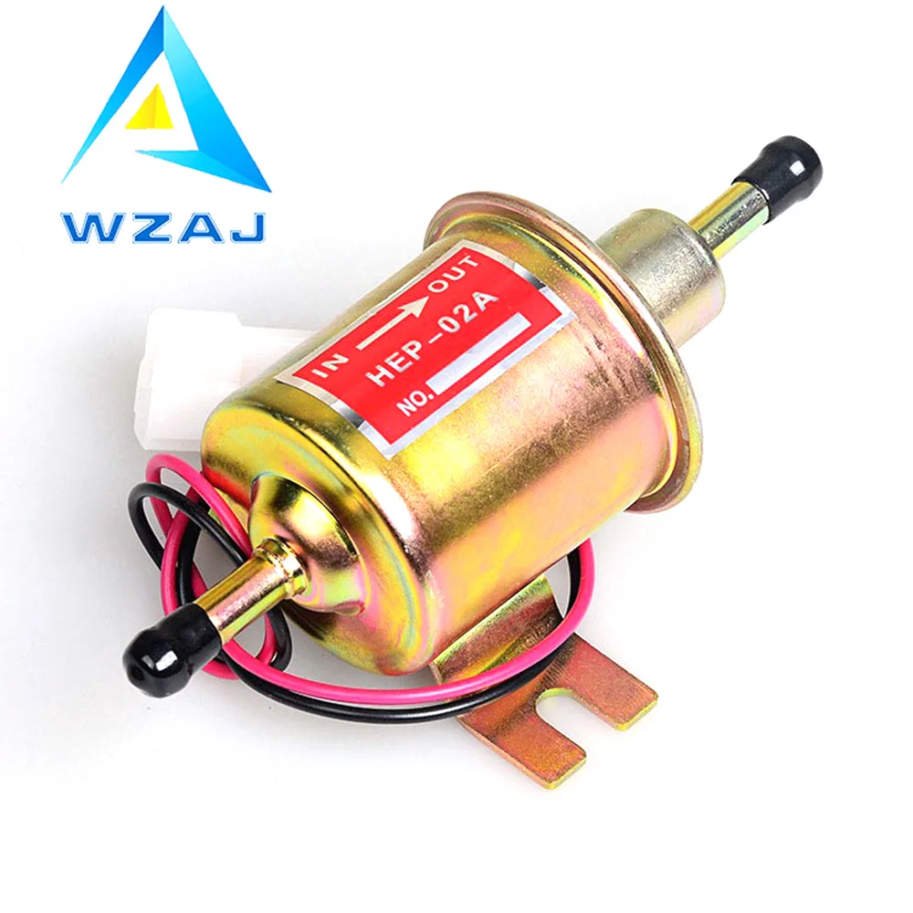 12V HEP-02A Silver Electric Fuel Pump Gas Diesel Fuel Pump Low Pressure| Alibaba.com