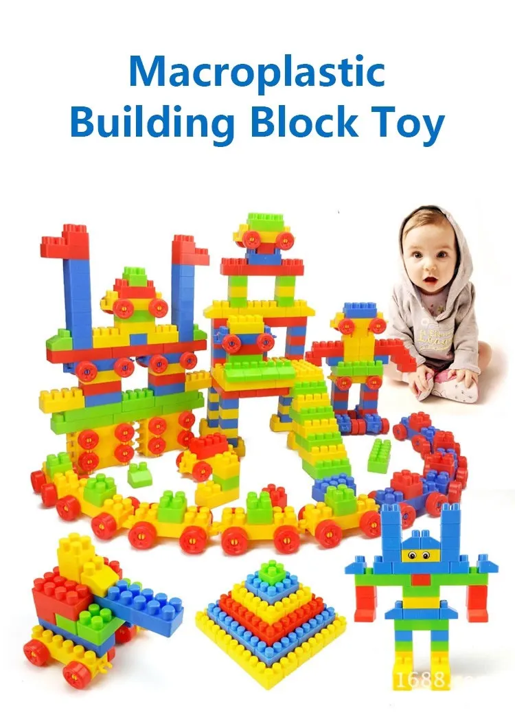 Classic Creativity - Large Particle Plastic Toys for Kids