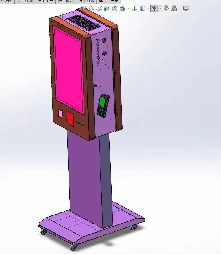 24 Inch Interactive Self Service Payment Kiosk Automatic Touch Screen ...