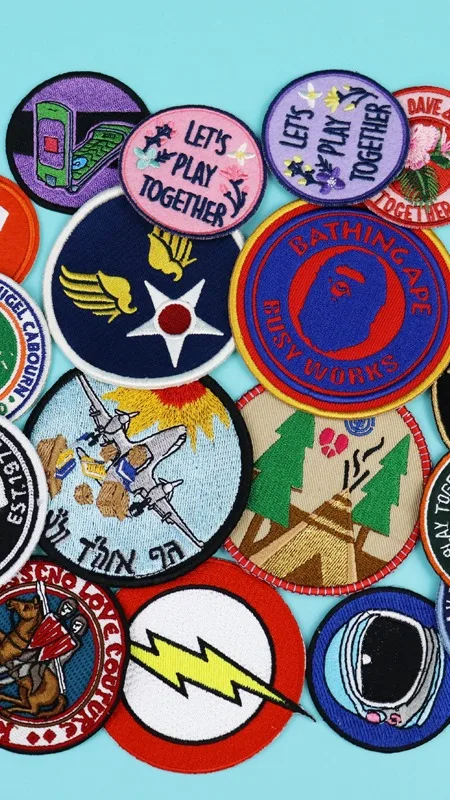 Custom Embroidered Emblems Logo Patch Famous Cities In Usa Badges ...