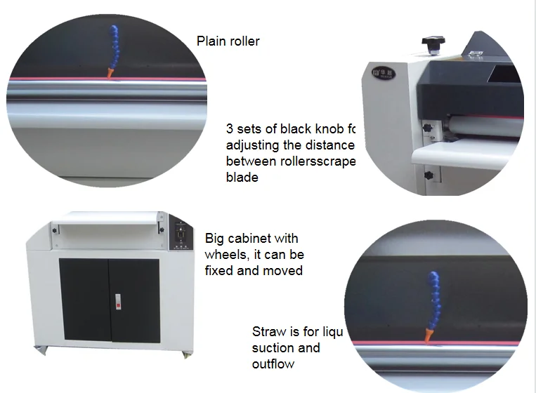 Slick Drying Coating Machine With Roller Pressing Photo Surface Coater ...