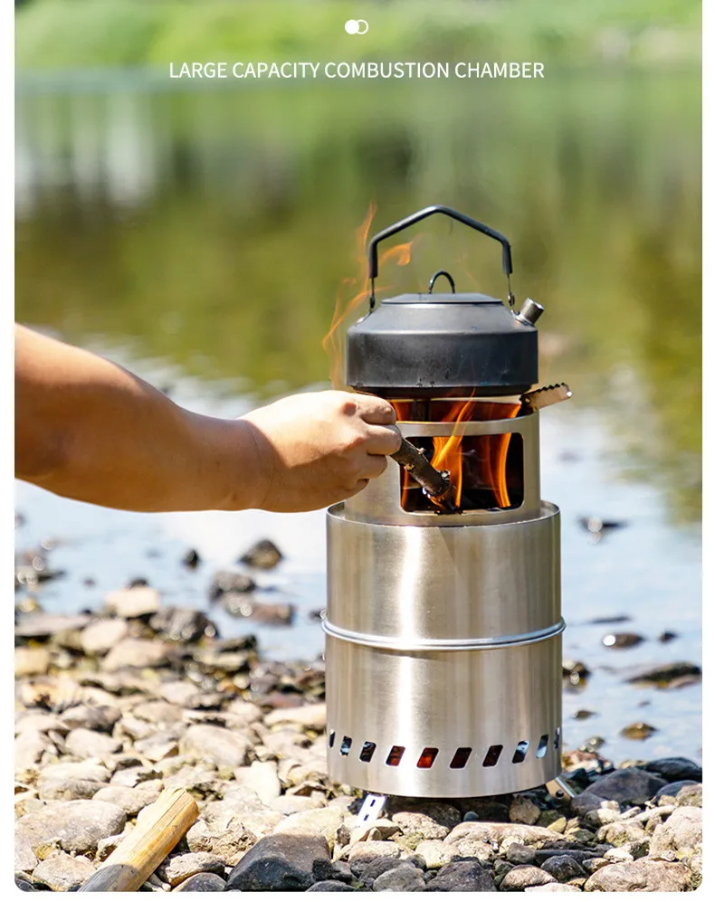 Mini Portable Wood Burning Stove - Perfect for Camping