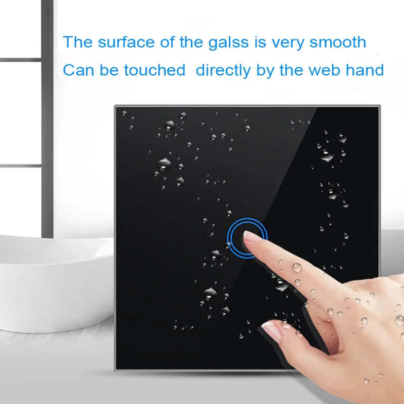 EU Standard Wall Touch Light Switch,Touch Switch Wall Power Sensor ...