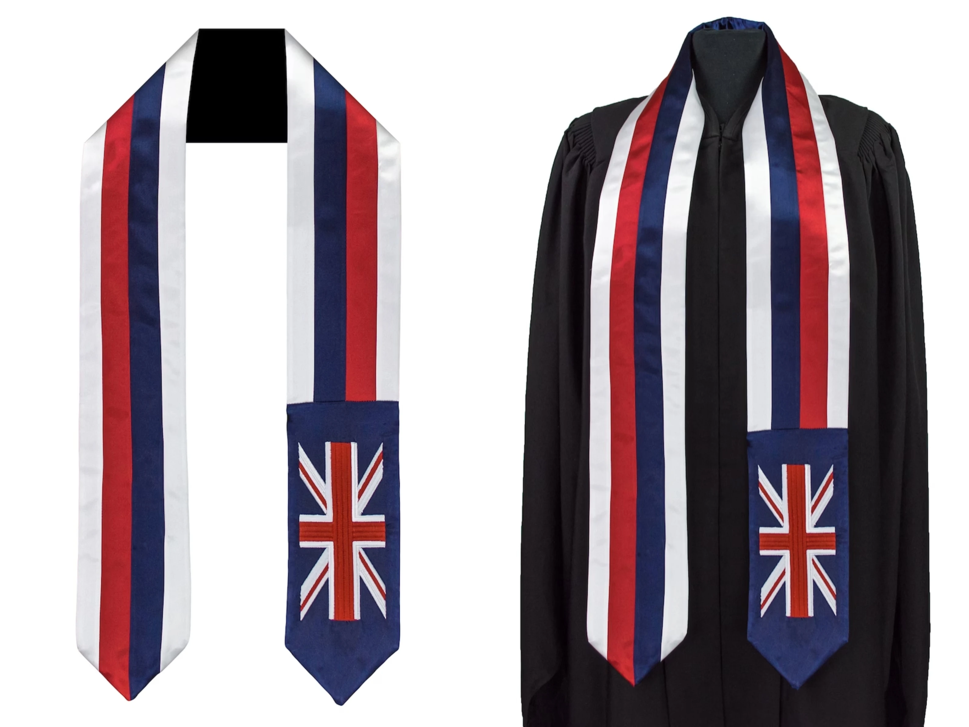 Custom 2024 Graduation Stole Sublimation High School Sash Polyester ...