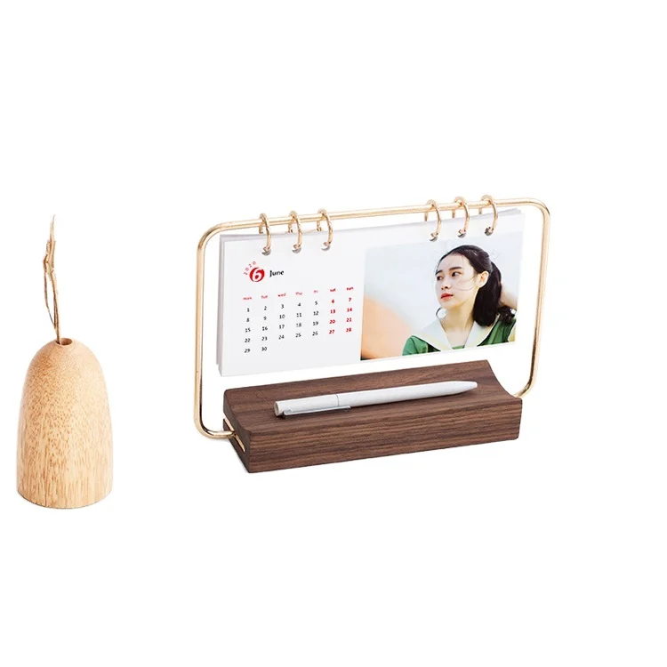 Wooden Perpetual Calendar Wooden Burger Perpetual Calendar - Rotating ...