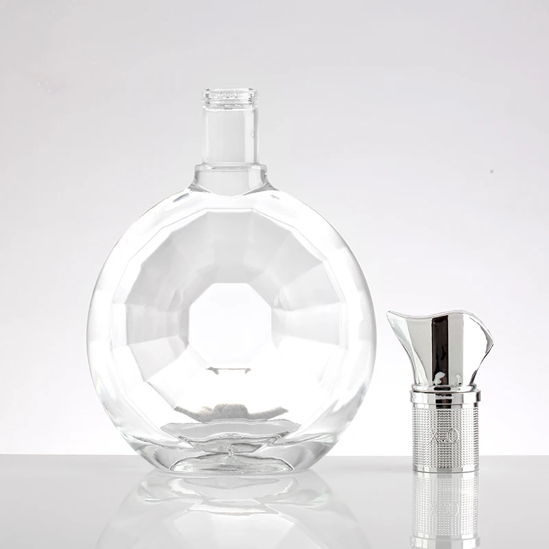 Wholesale 750ml Glass Liquor Bottle Glass Brandy Tequila Vodka Bottle ...