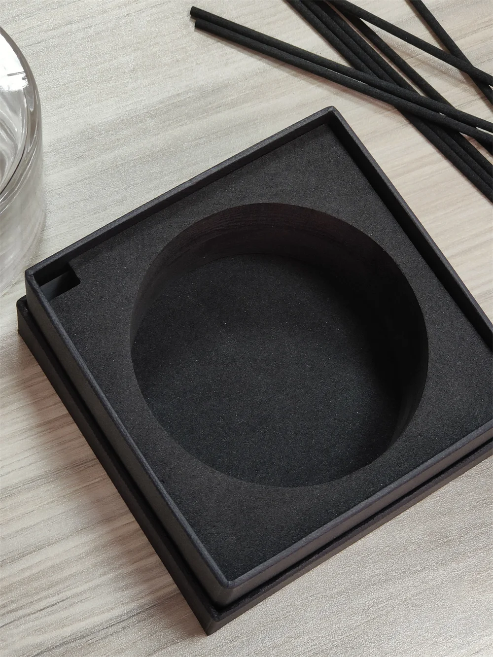 Custom Luxury Diffuser Reed Round Shape Gift Box Candles