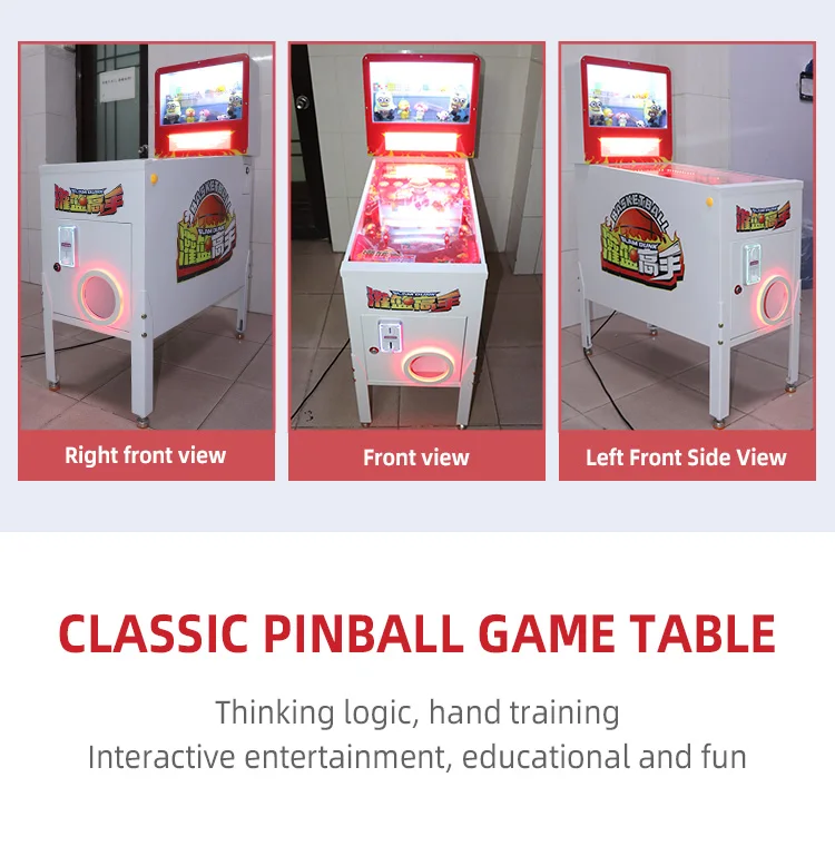 49'' 4K Digital Pinball Machine Arcade Game for Indoor Fun & OEM