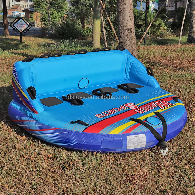 Fds New Heavy-duty Inflatable Towable Booster Tube - Four Person Water ...