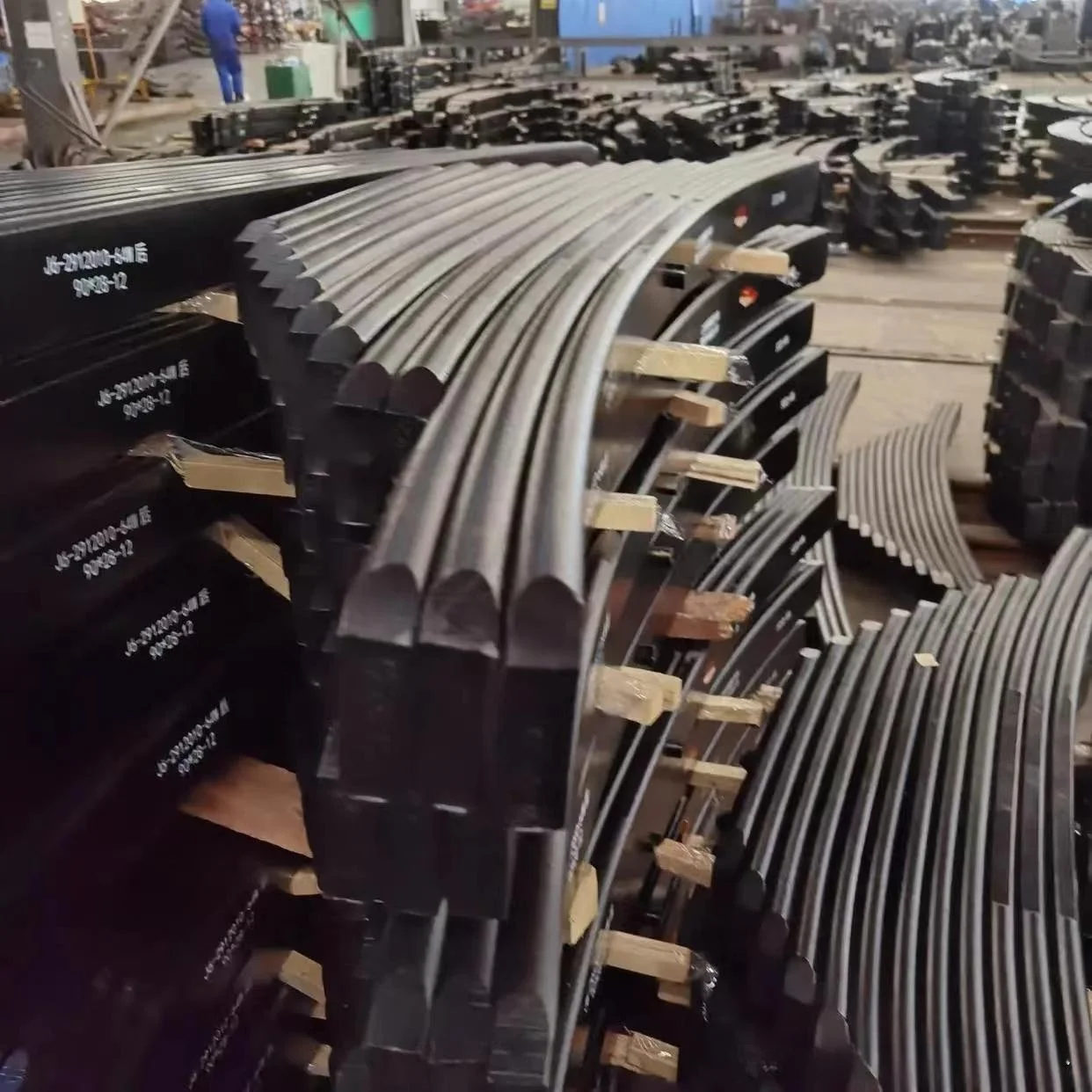 Heavy Truck Trailer Leaf Spring Pressure Plate Front Steel ...