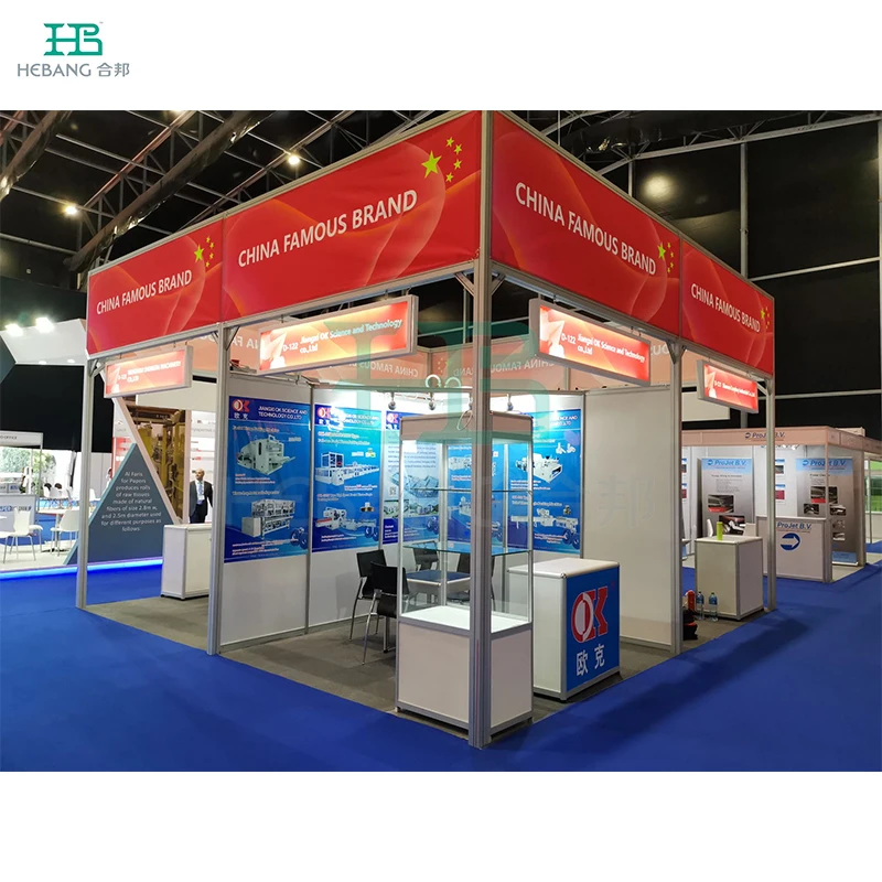 Aluminum Exhibition Booth Design Style Avantgarde Appearance Fashion ...