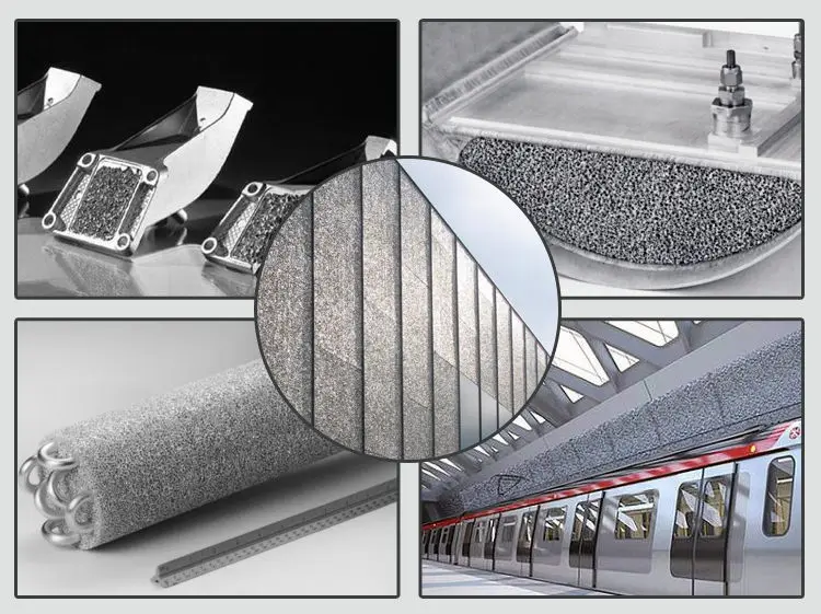 Wholesale Light Weight Fireproof Soundproof Porous Metal Panel Shape ...