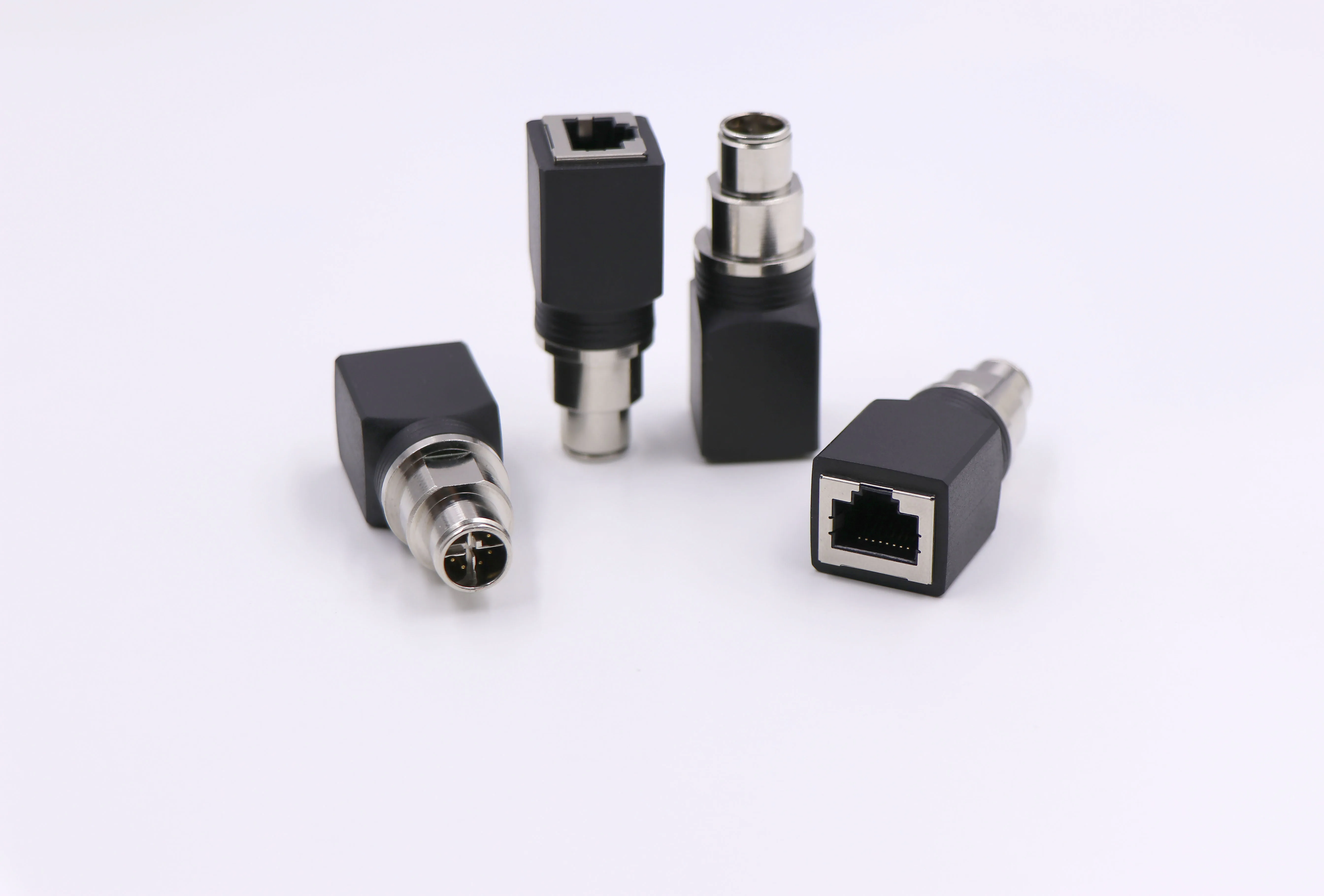M12 to RJ45 Gigabit Ethernet Adapters - Reliable & Waterproof