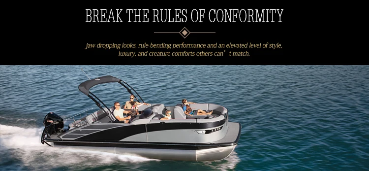 Luxury Aluminum Pontoon Boat - Customized Yacht Experience
