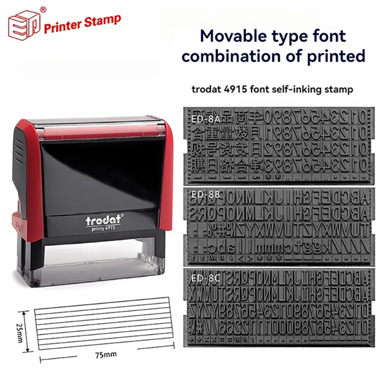 Trodat Ink Return Stamp Heavy Duty Factory Seal Pattern Wedding ...