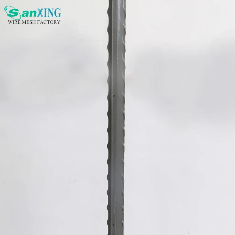 Sheep Fence Pole Hot Dipped Galvanized Studded T Post With Anchor Plate ...
