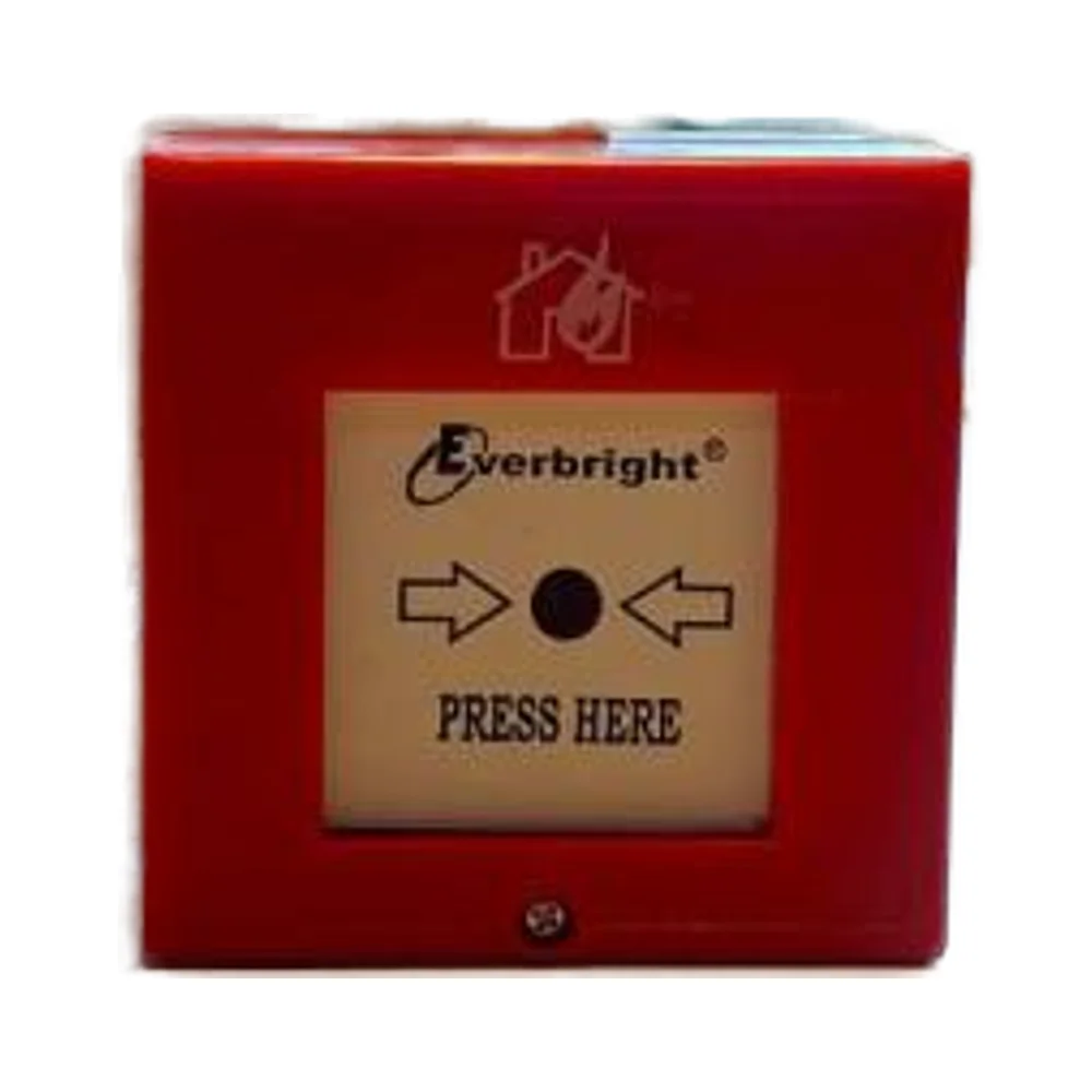 Everbright RED Manual Call Point Hand Break Glass Fire Alarm System ...