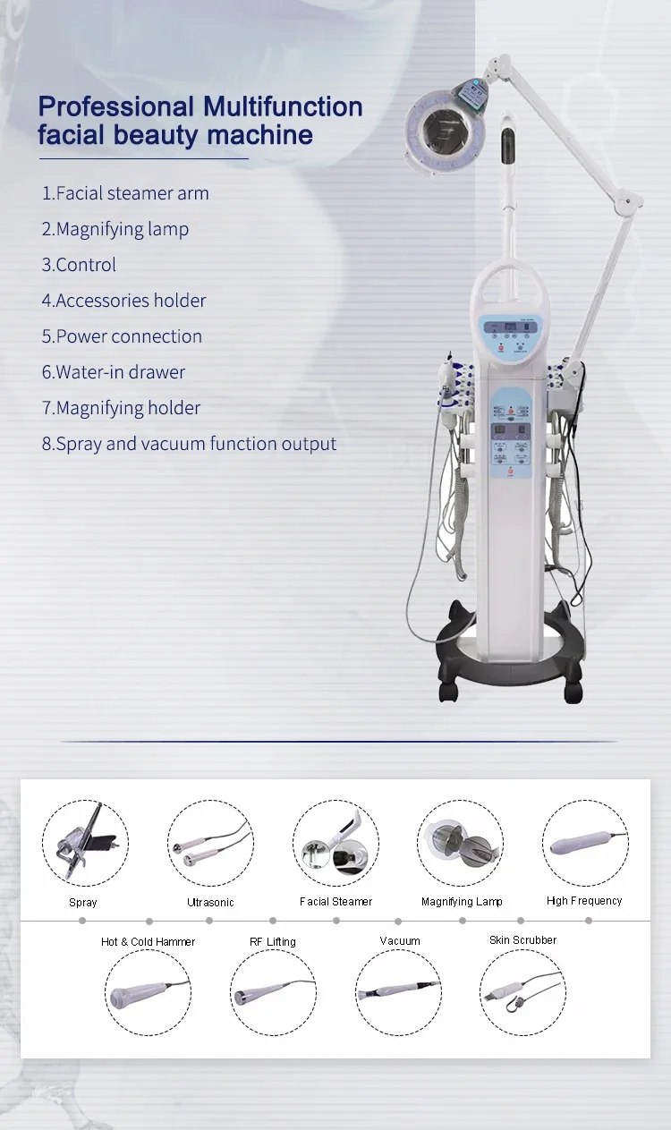 Sonia Beauty Equipment - Professional 9in1 Skin Care Machine