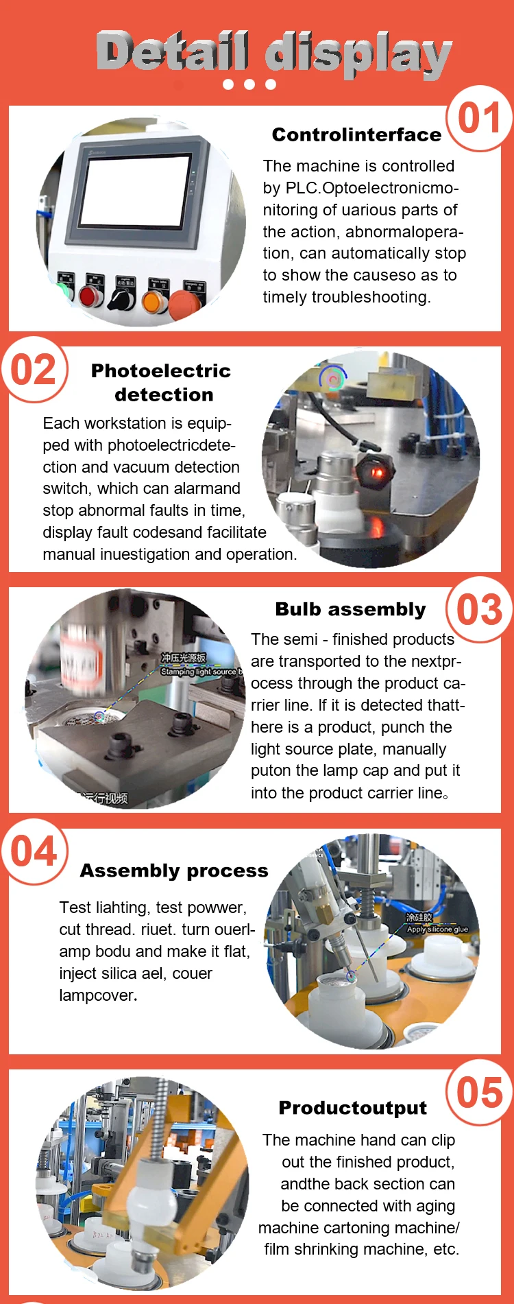 Customizable LED Bulb Assembly Machines - Fully Automatic