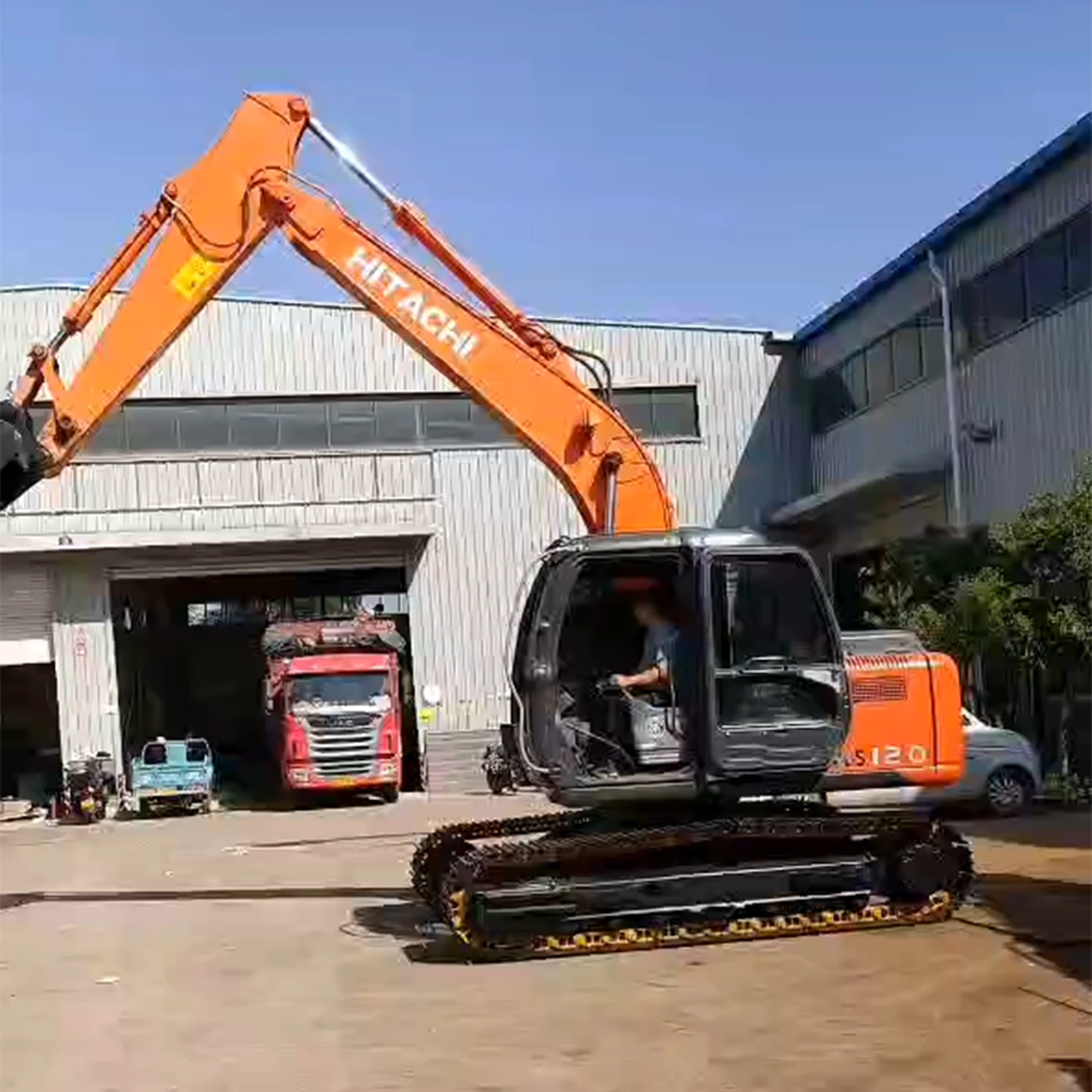 Used Mini Excavator Japan Made Zaxis120-6 Small Home And Garden ...