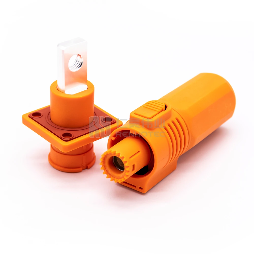 Battery Energy Storage Connector 6mm 1Pin 60A 100A 120A Power Straight ...