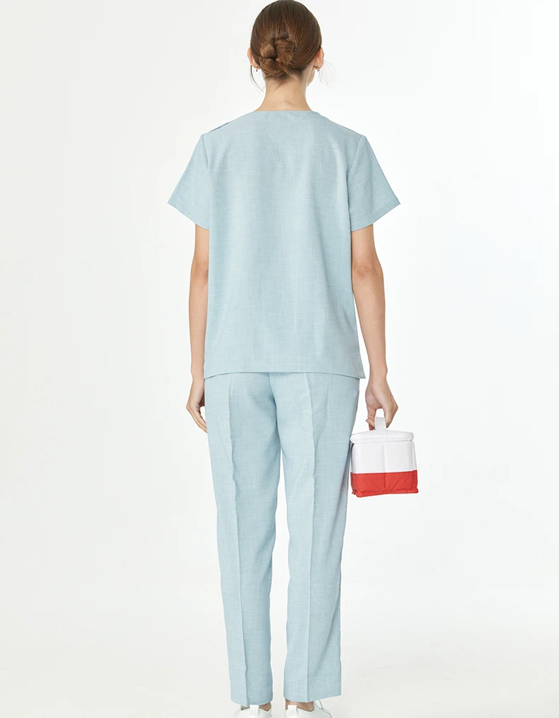 Medical Surgical Nursing Uniforms Scrubs Set Micro Stretch Hospital ...