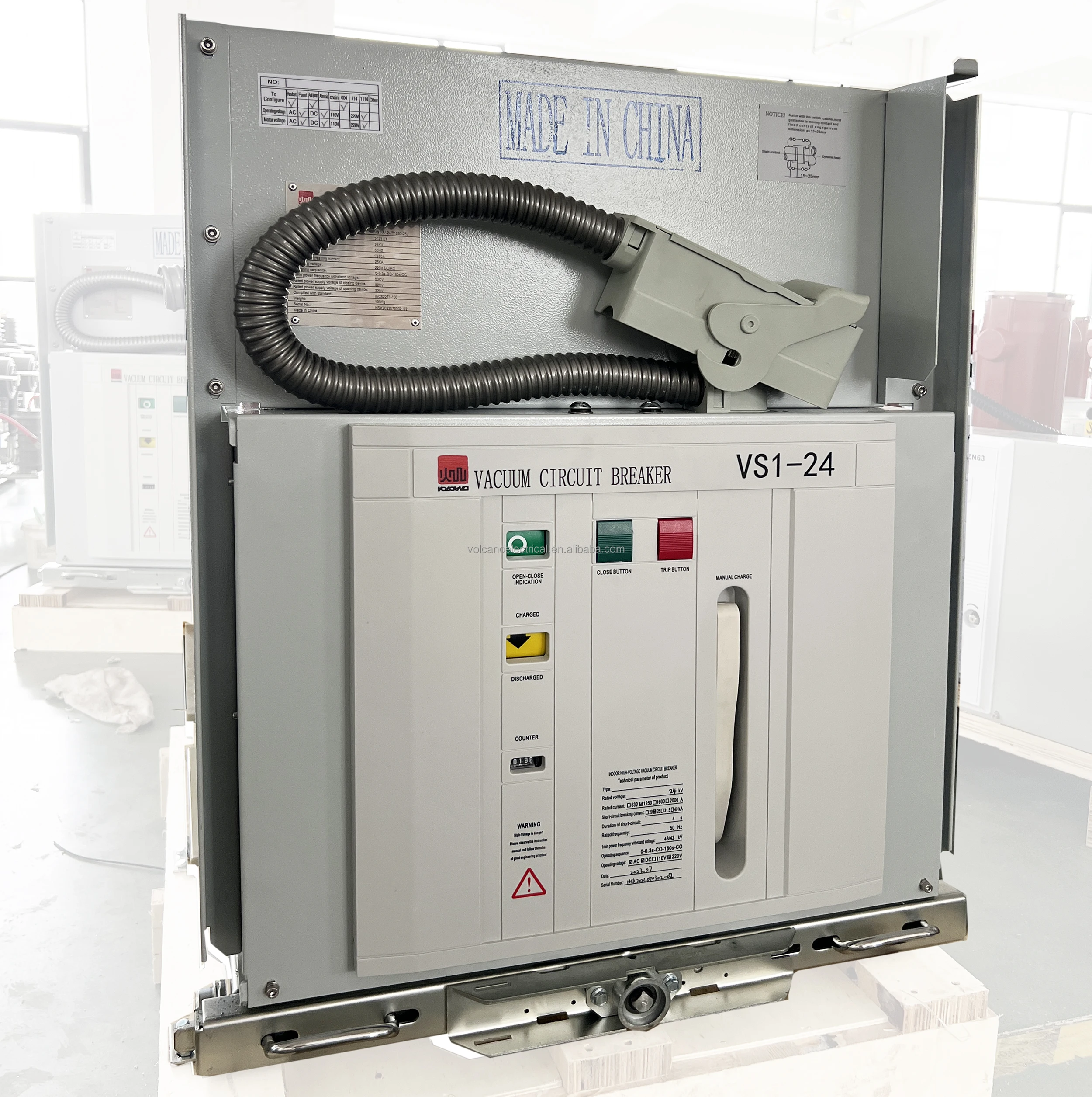 Factory High Voltage Ac Electrical Switch 20kv 24kv 630a 1250a Vcb ...