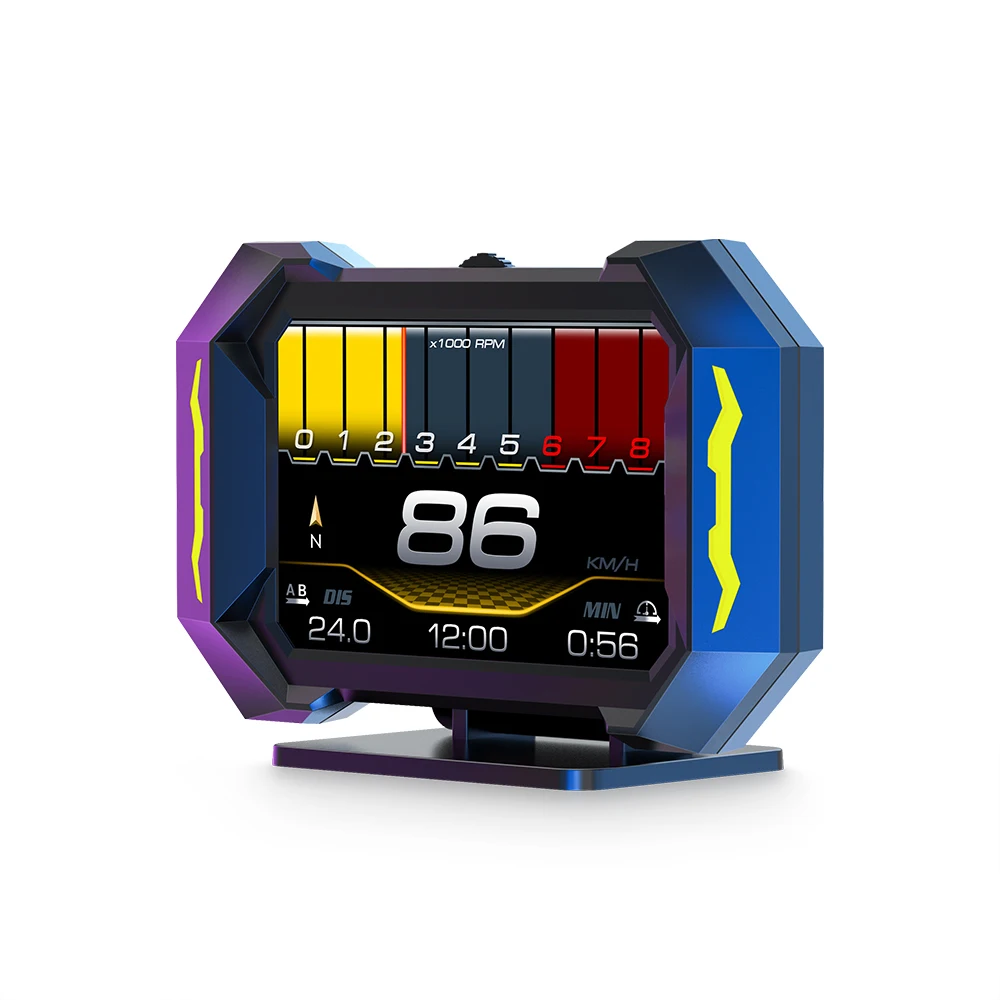 Car Windshield Hud Heads-up Display Obd Gps Speedometer Water ...