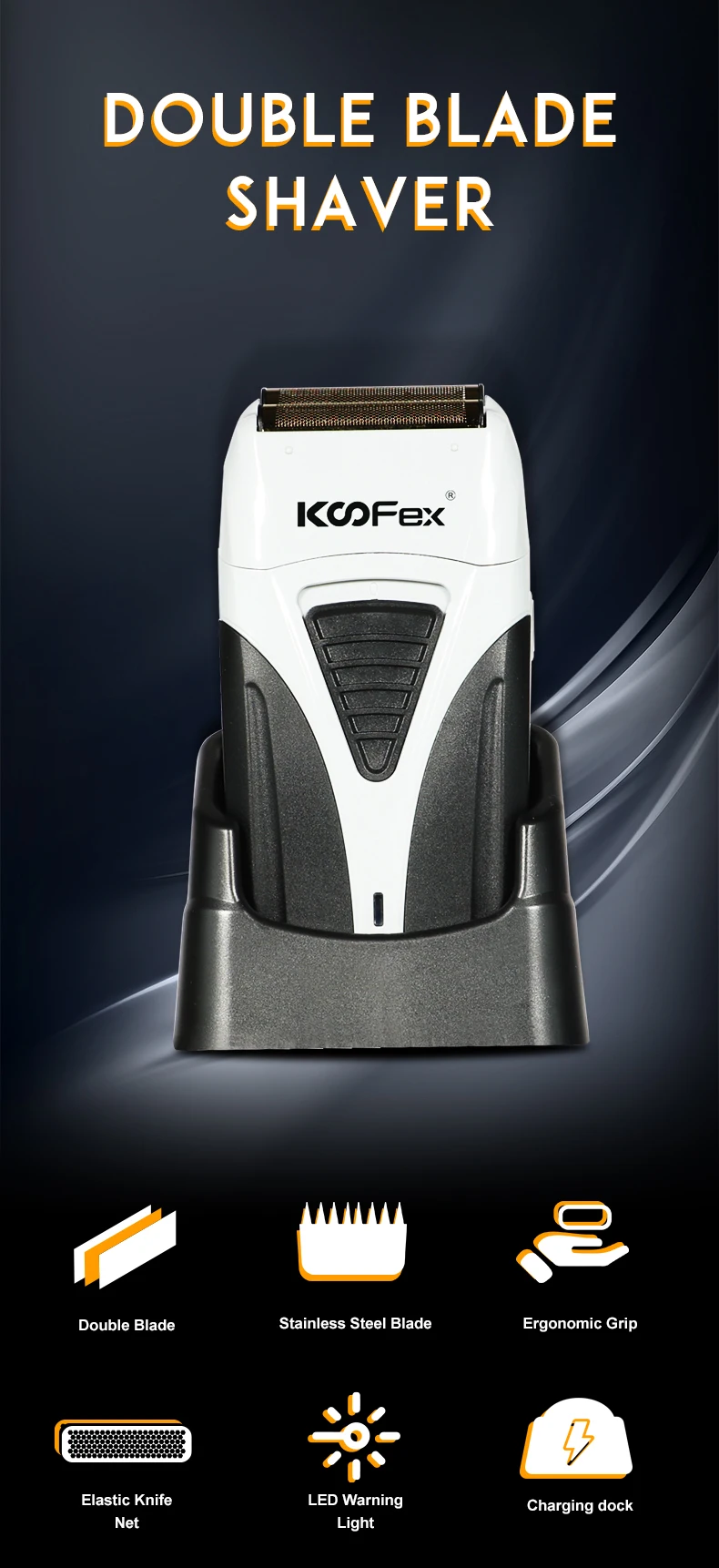 Koofex 2024 New Factory Oem Odm Shaver Razor Stainless Steel Double ...