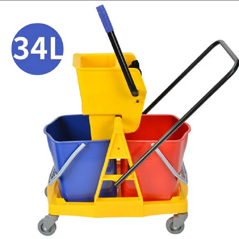 Wholesale Easy Clean Mini Wringer Trolley 20L Mop Wringer Bucket
