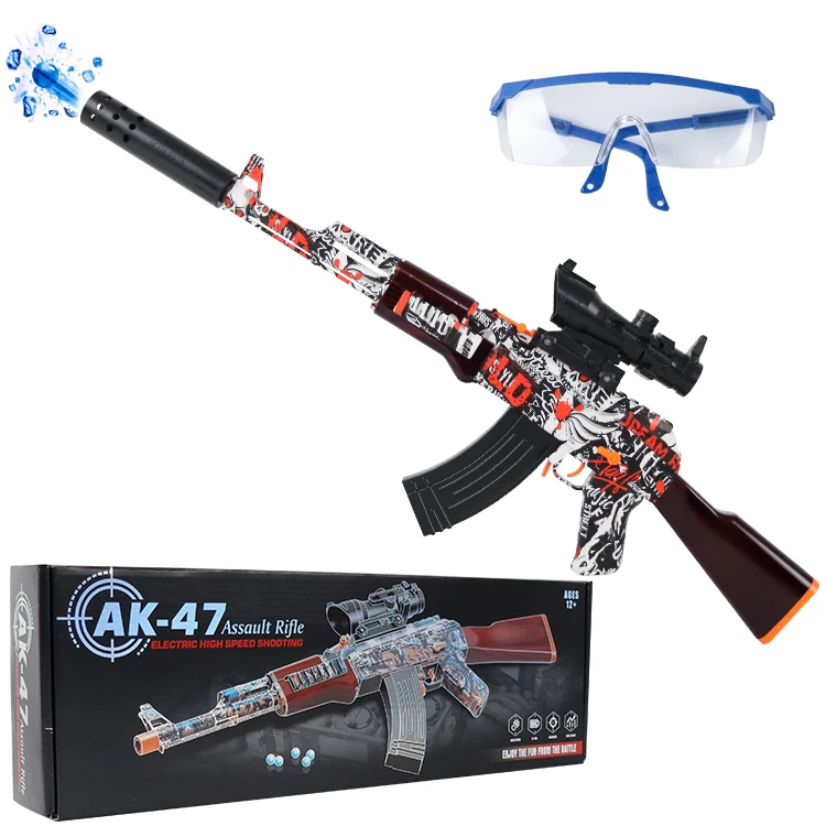 Outdoor Toys Shooting Team Games Water Bomb Gun Electric Rubber Ball ...