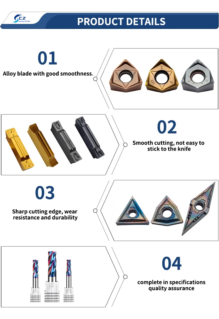 High Quality Tungsten Carbide Cnc Milling Inserts /miling Cutter ...