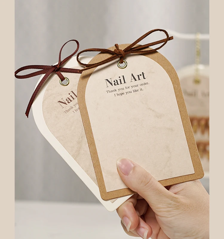 High Quality Nail Art Display Cards Customization Ins Nail Display ...