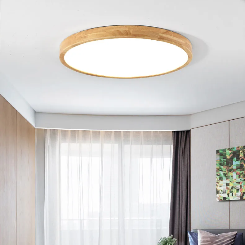 Modern Surface Mounted Bedroom Living Room Home Lighting Round Pink ...