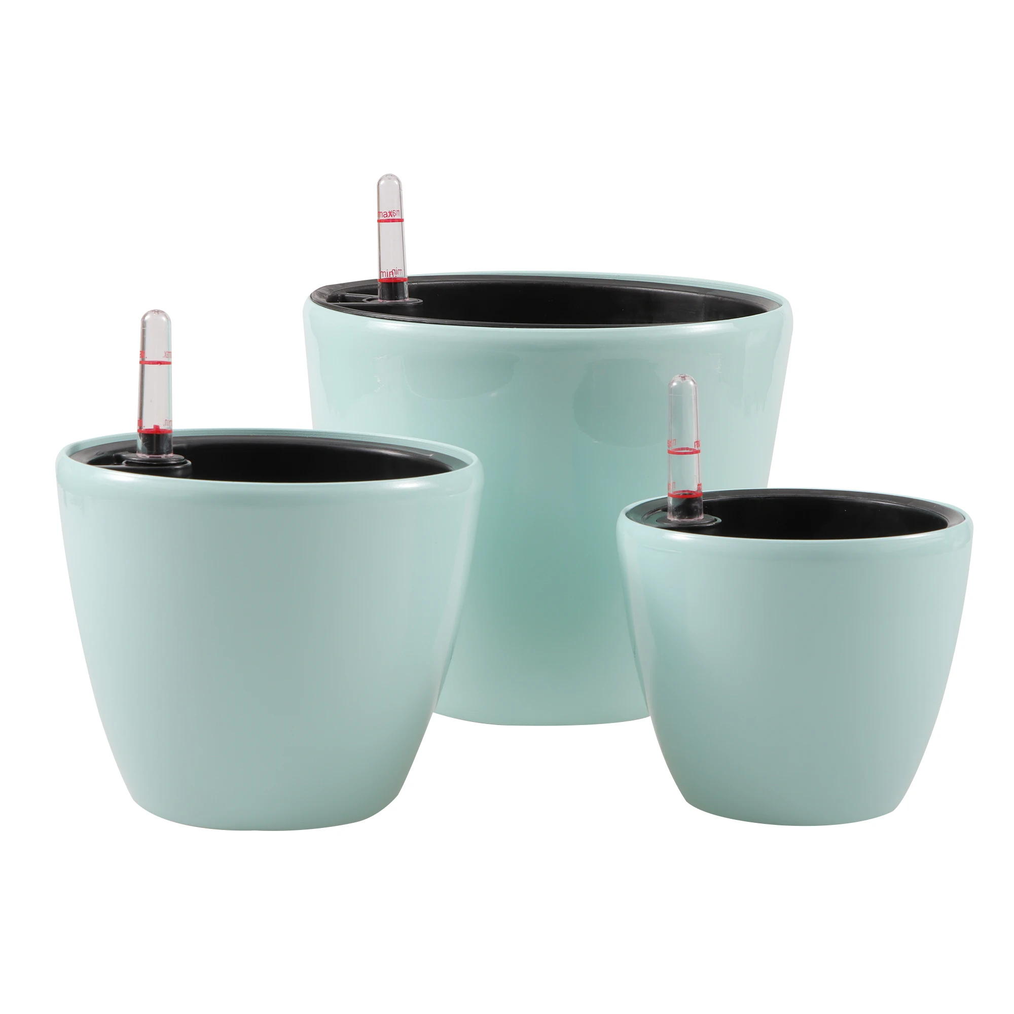 Self Watering Pots for Plants With Water Indicator Medium Plant Pots ...