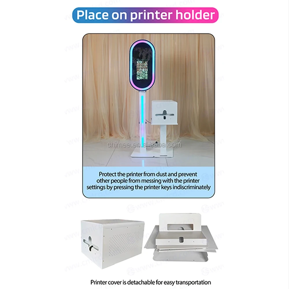 Chimee Portable Photo Booth Printer Cover and Stand