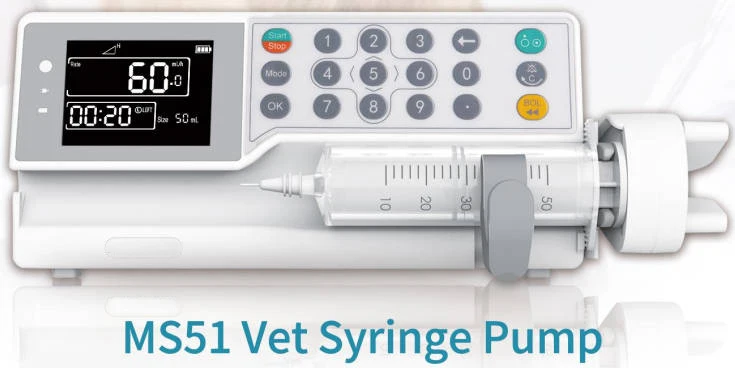 Automatically Programmable Veterinary Syringe Pump Animal Infusion Pump ...