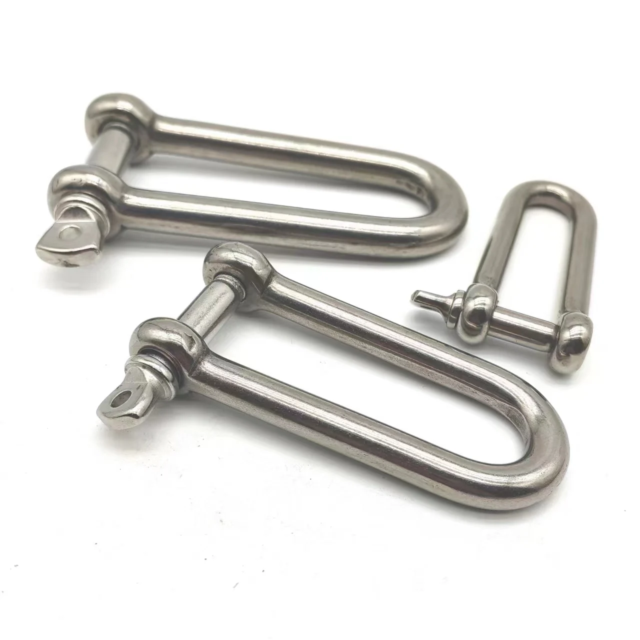 Threaded Thread Adjustable Bow Shackle For Steel Wire Rope Links Hardware Rigging Stainless ...