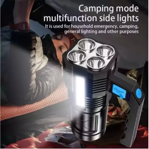 Hot Sale High Brightness Waterproof LED Flashlights With Side Light ...