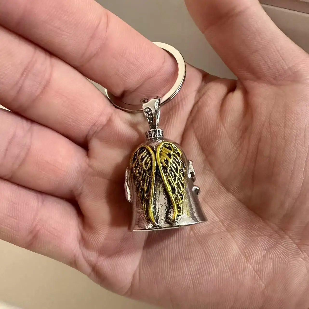 Alibaba.com: Vintage Guardian Angel Motorcycle Bell, Good Luck Riding ...