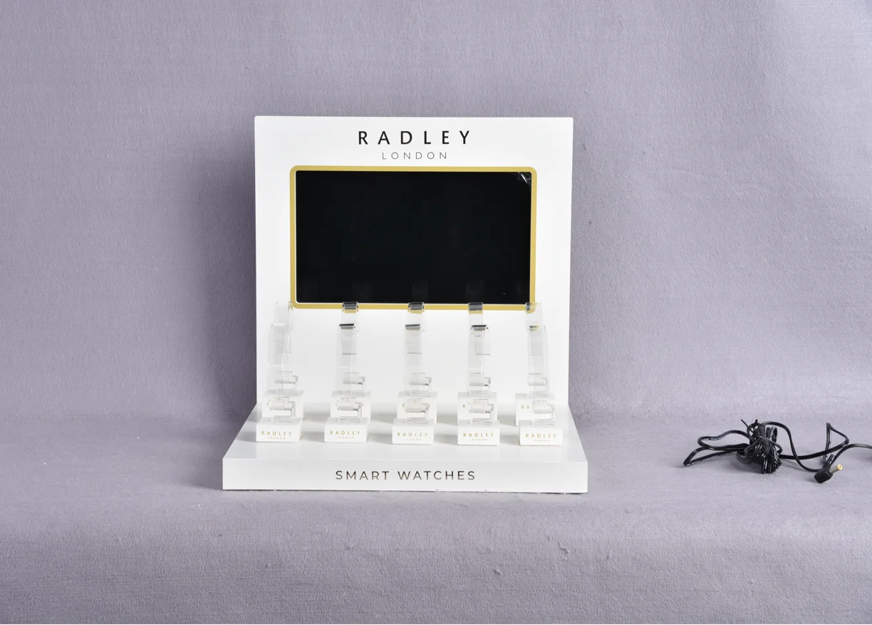 Unique Design Counter Acrylic POS Rack for Smart Watch Display