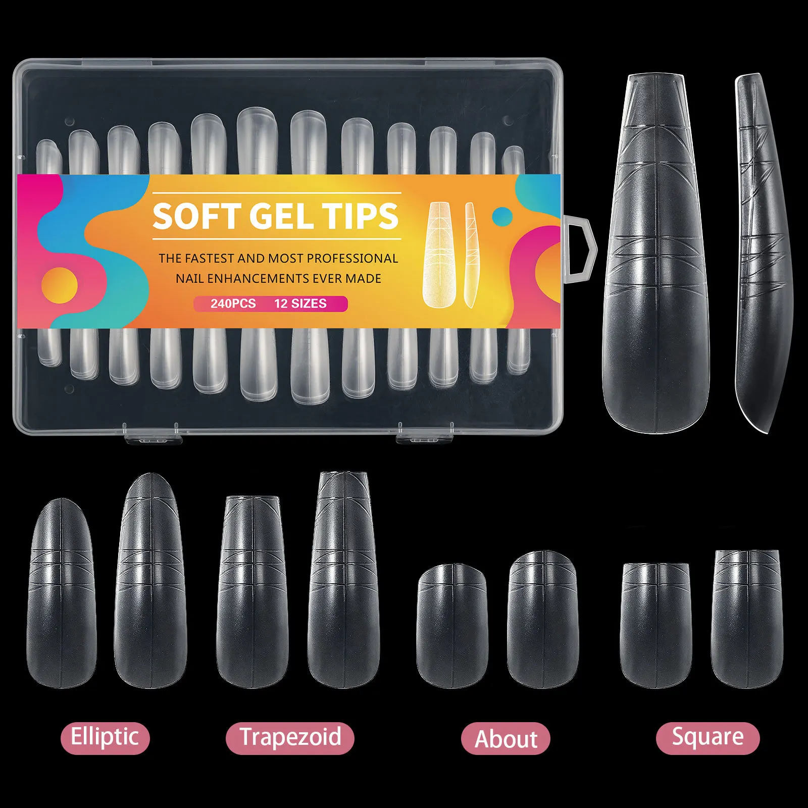 New Style With Scale Auxiliary Line Nail Plate Ultra-thin Traceless ...